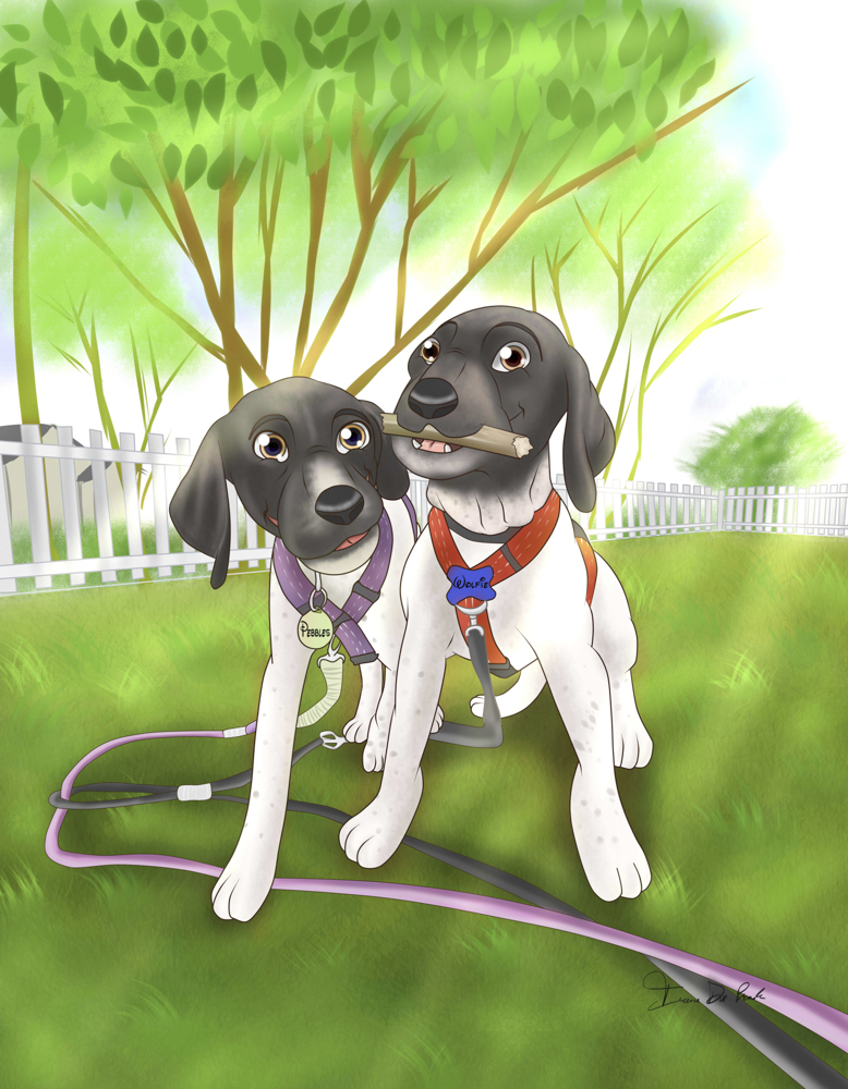 HOME - Wolfie and Pebbles